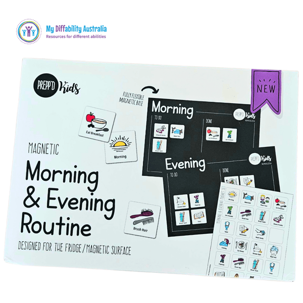 Morning & Evening Routine Chart Set - My Diffability Australia