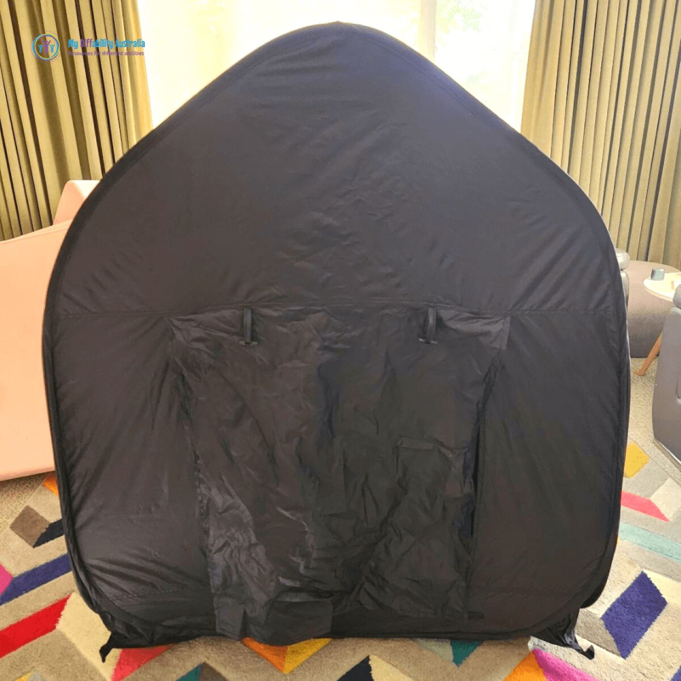 Pop-Up Dark Den Sensory Tent I My Diffability Australia