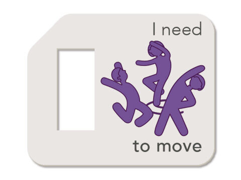 Communication Bag Tag Set I Portable Visual Supports and Reminders