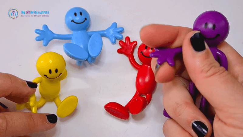 Mini Bendy Smiley Men